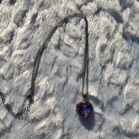 Jewelry | Alexandrite Heart Of The Ocean Birthstone Necklace | Poshmark